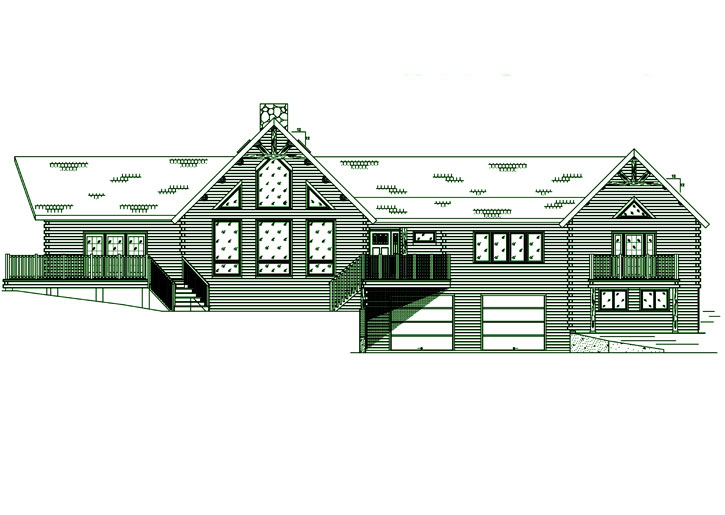 5308 Log Home Plan | Ward Cedar Log Homes